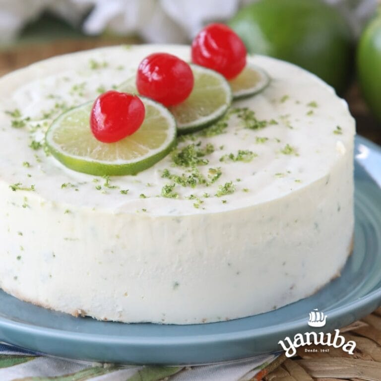 Postre Cheescake de Limón | Sin Azúcar | Yanuba