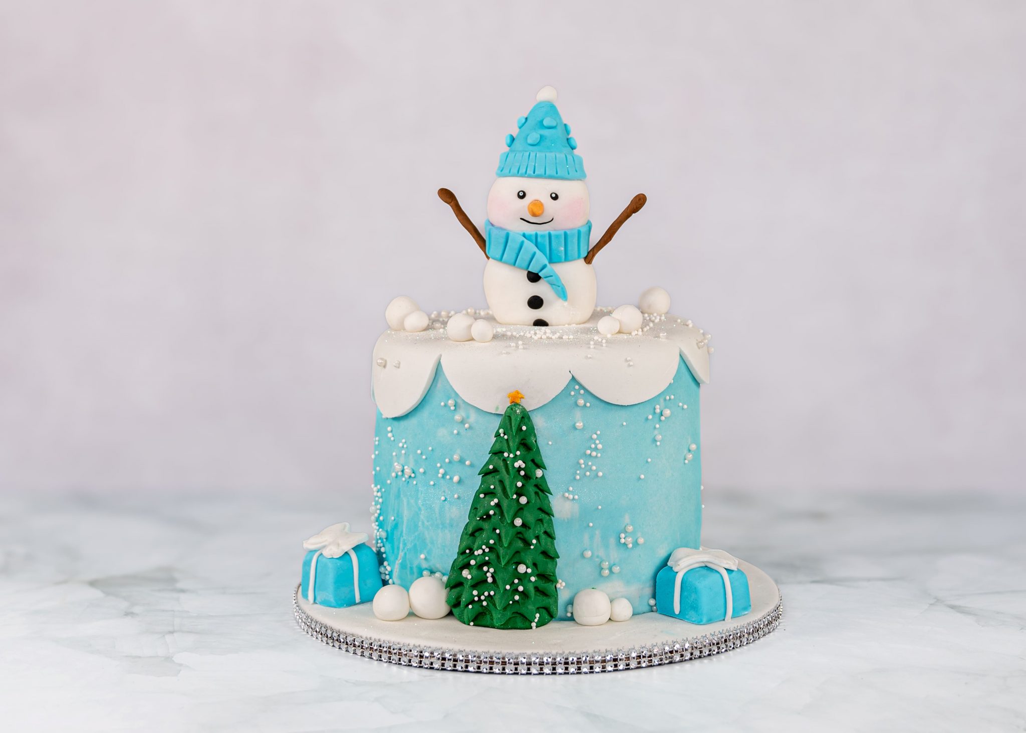 Ponqué blanco tradicional decorado | Ponqués Bogotá